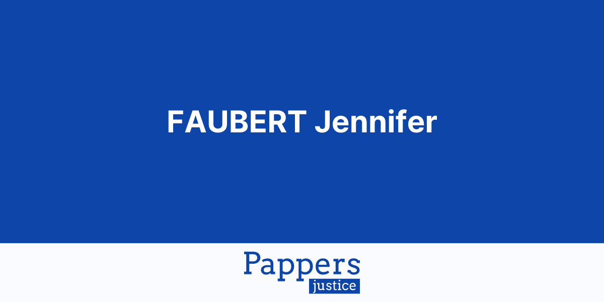 Maître FAUBERT Jennifer | Avocat Foix (9000) | Pappers Justice ...