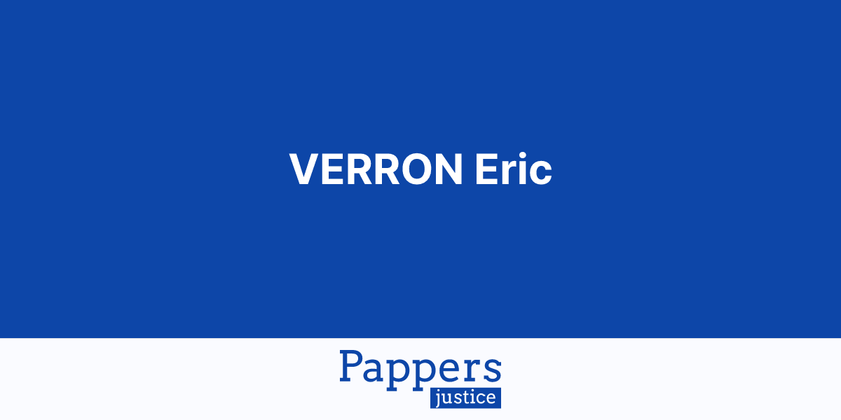 Maître VERRON Eric | Avocat Courbevoie (92400) | Pappers Justice