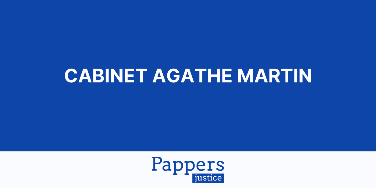 CABINET AGATHE MARTIN | Pappers Justice