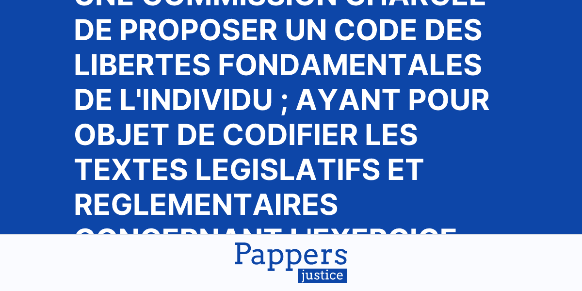 Décret n°74-937 du 8 novembre 1974 INSTITUANT UNE COMMISSION CHARGEE DE ...